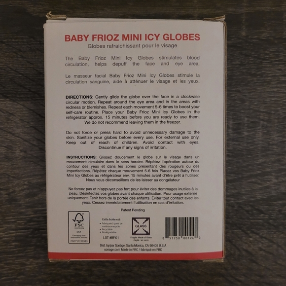 Sonage | Skincare | New Sonage Baby Frioz Mini Icy Globes | Poshmark